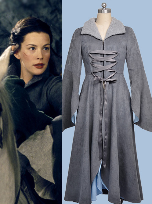 Lord Of The Rings Arwen Grey Cosplay Costume Cosplayins